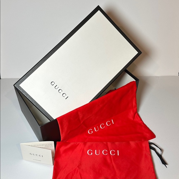 Gucci | Other | Gucci Authentic Shoe Gift Box With Two Dust Bags | Poshmark